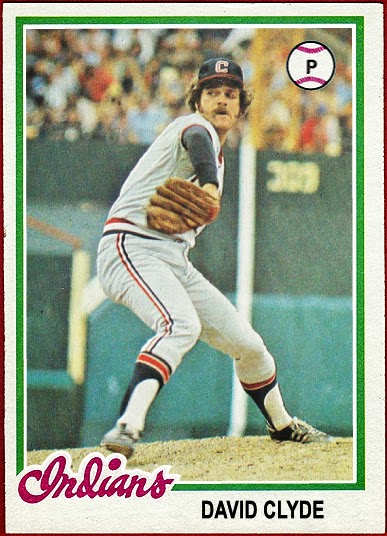 WHEN TOPPS HAD (BASE)BALLS!: SOME RESPECT FOR DAVID CLYDE...A "NOT SO ...