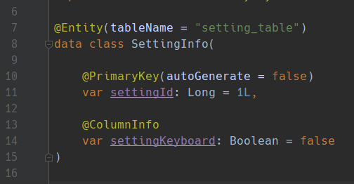 Android Room Database Migration 1:산을 붉게 물들이는 꽃