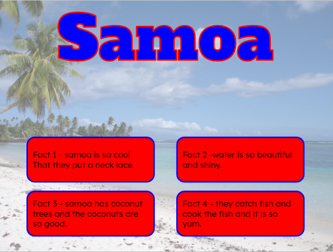 Tevita T @ Pt England School: 4 Facts samoa