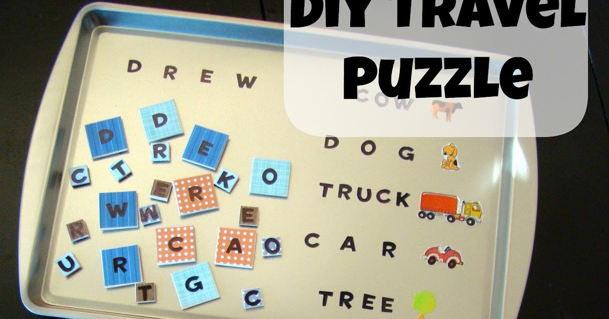 DIY Alphabet Travel Puzzle ~ Reading Confetti