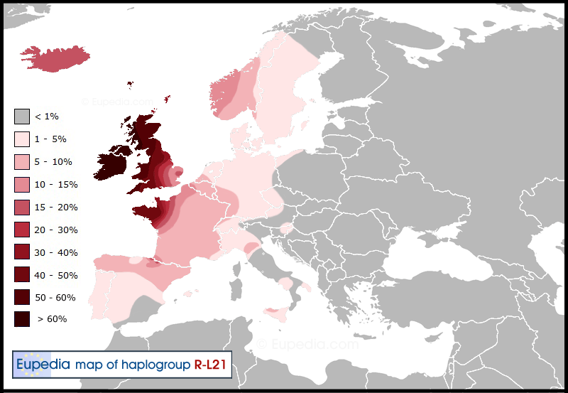 The Scots-Irish: R-L21 Haplogroup and the Scots-Irish