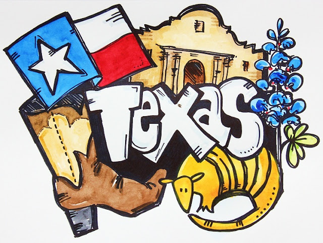 Art of the Day: "Texas, Our Texas"