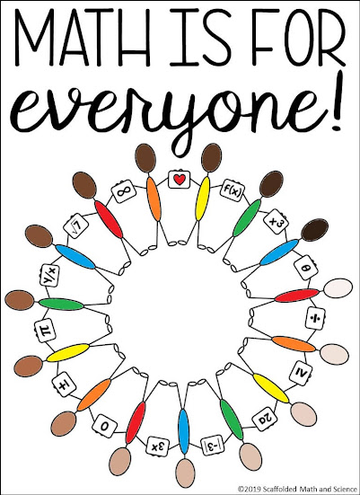 Scaffolded Math and Science: Math is for Everyone! Poster