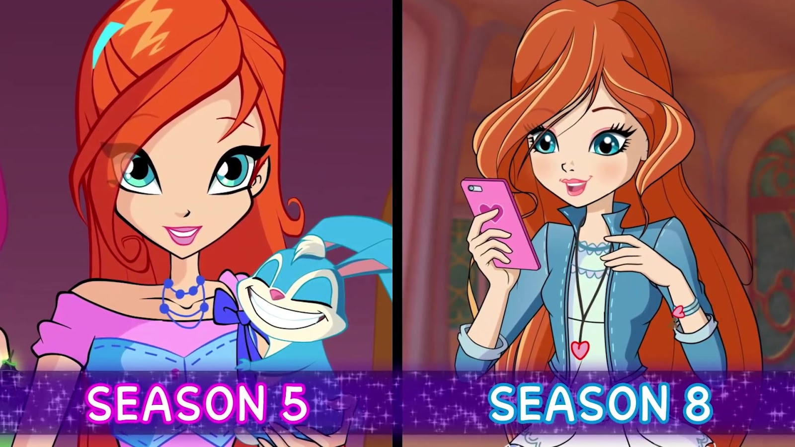 Winx Club fairies evolution from Season 1 to 8 🌟 - Winx Club All