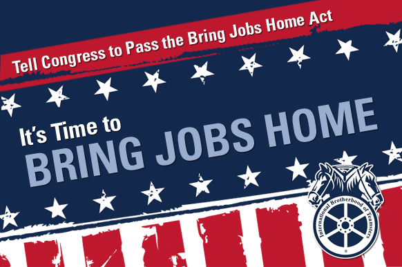 Teamster Nation: Bring jobs back from China, end the war on workers