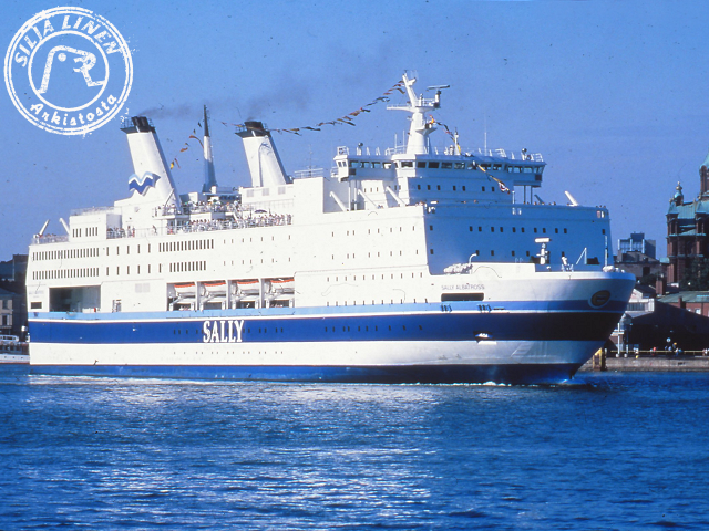 Merellä @ www.valkeatlaivat.net : Sally Line - m/s Sally Albatross