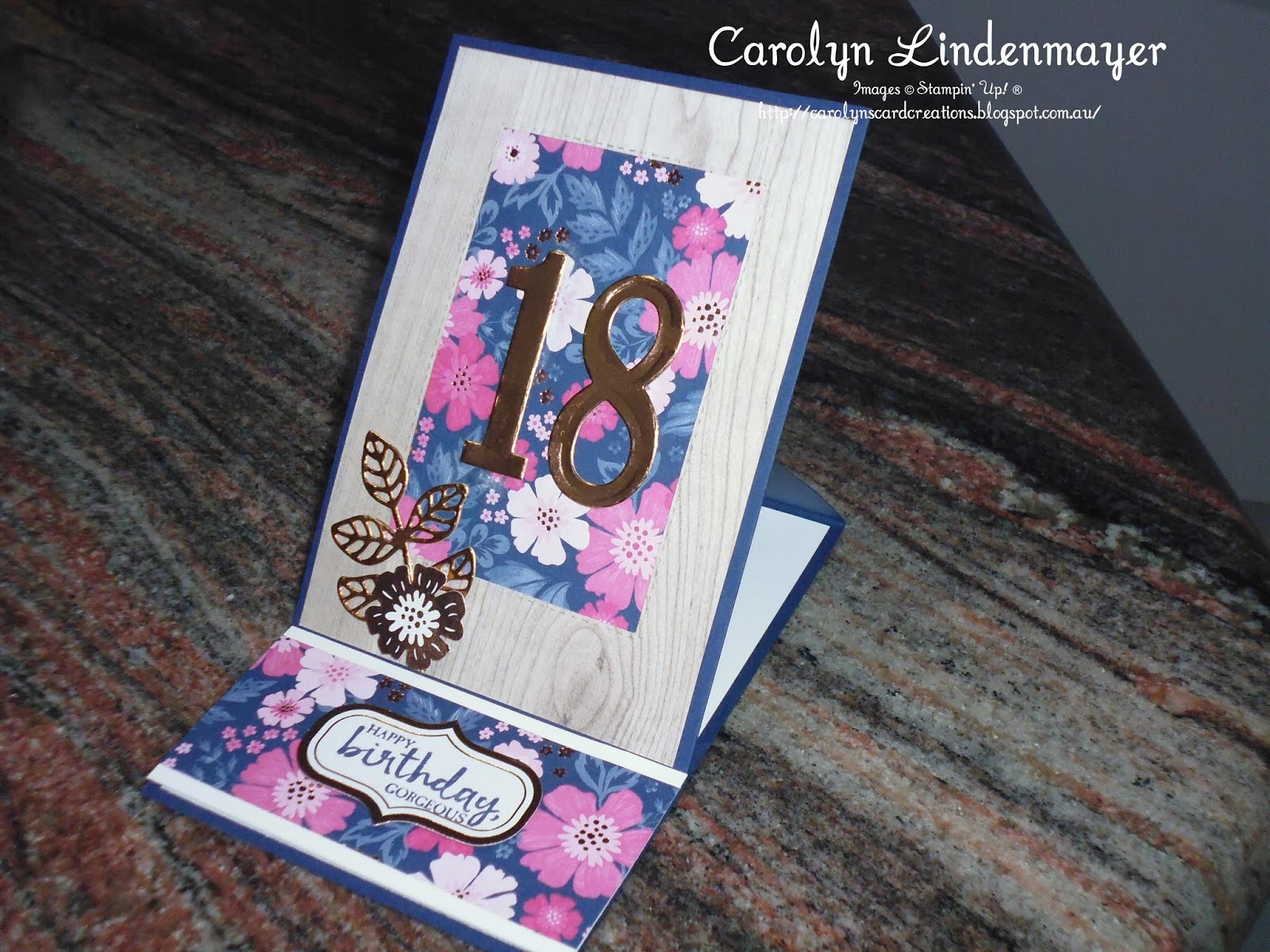 Holly's 18th Birthday Card