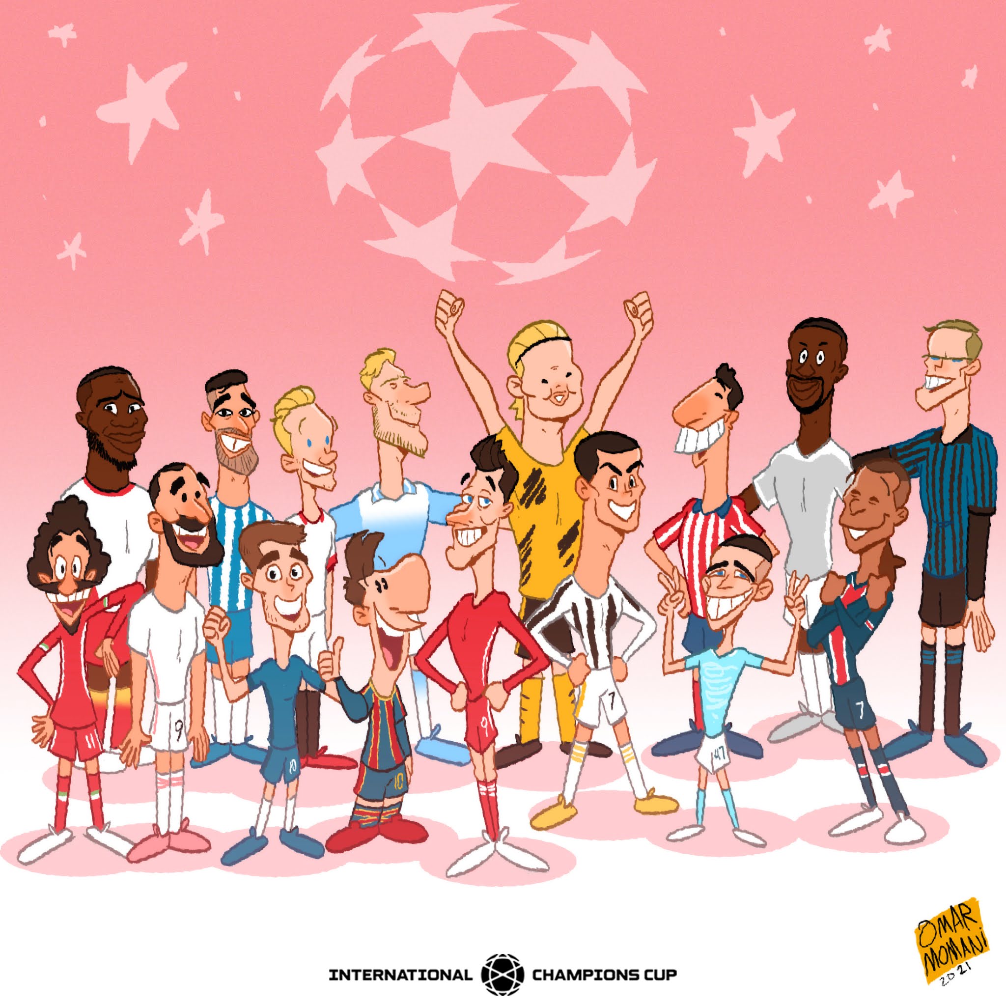 Omar Momani cartoons: Erling Haaland