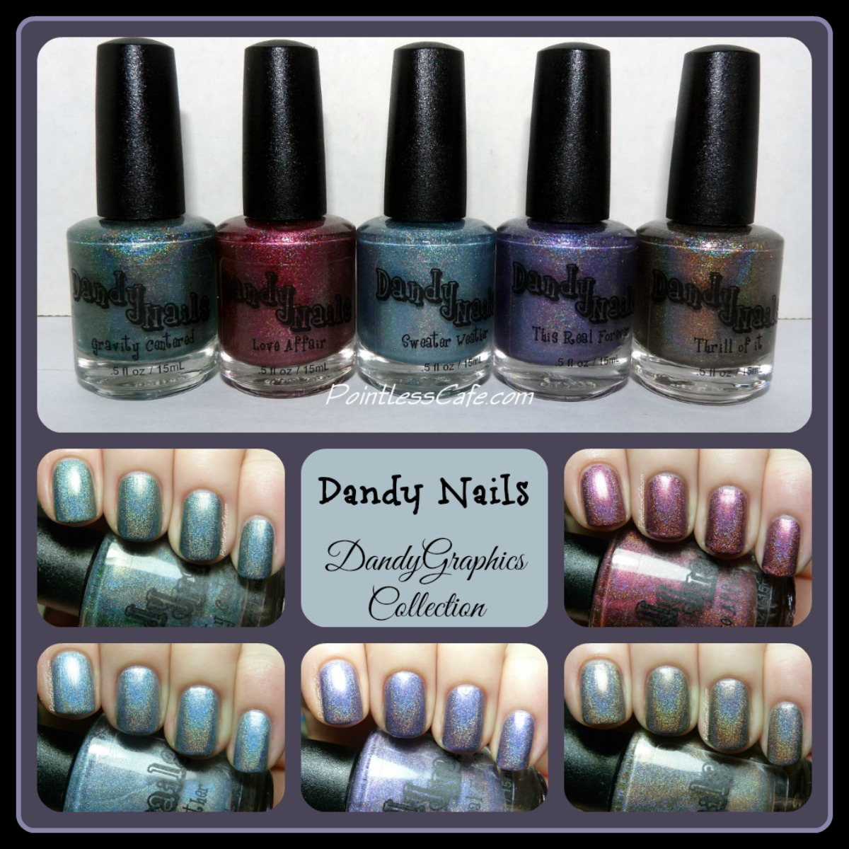 Dandy Nails DandyGraphic Collection - Swatches and Review | Pointless Cafe