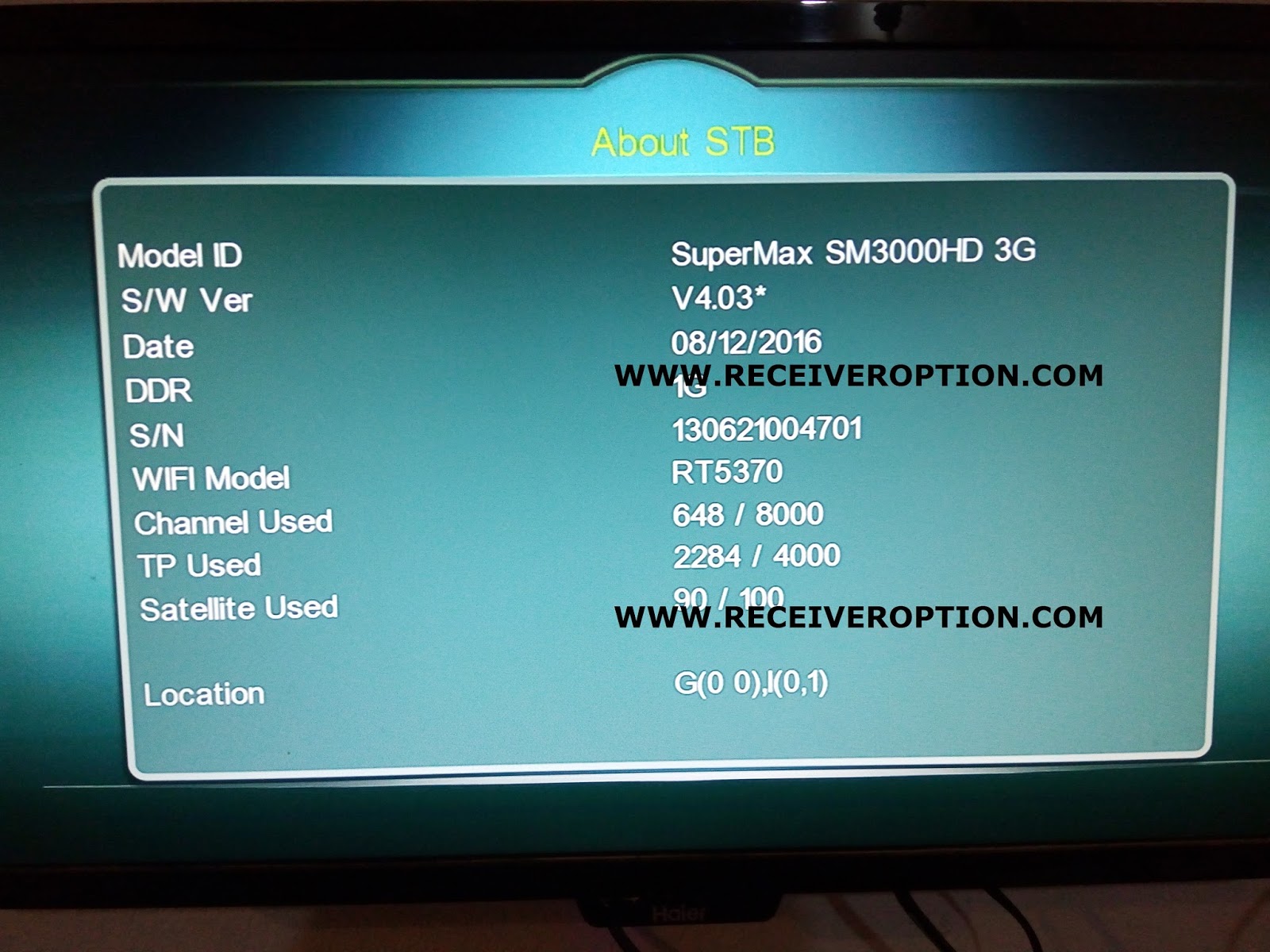 SUPER MAX SM 3000 HD 3G RECEIVER POWERVU KEY SOFTWARE - How To Enter ...