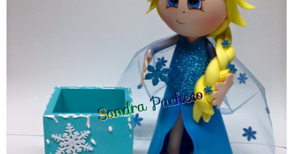 Atelier Vida e Cor: Princesa Elsa Frozen em EVA