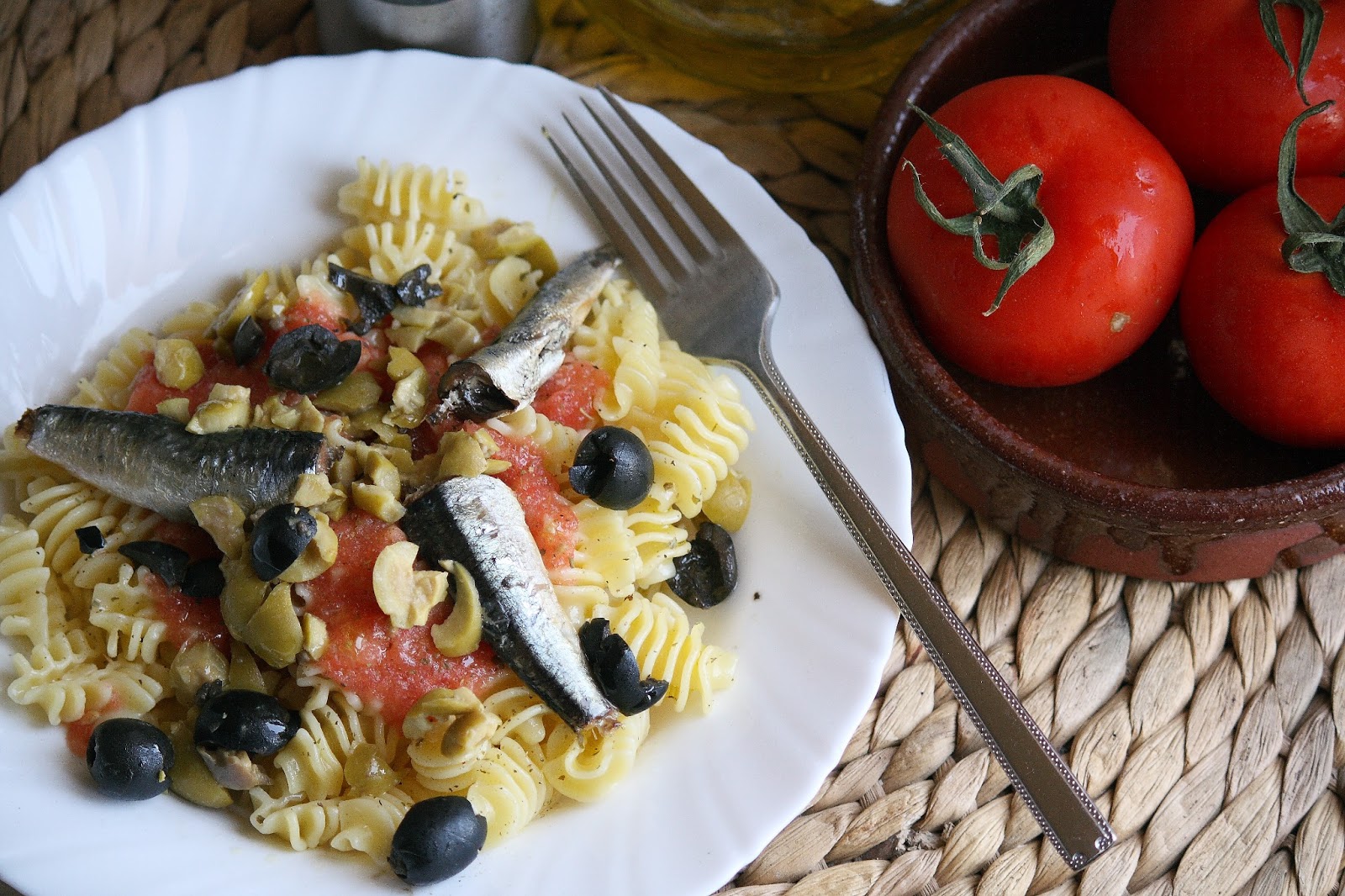 Mançanes (i no pomes): Amanida de pasta amb sardinetes