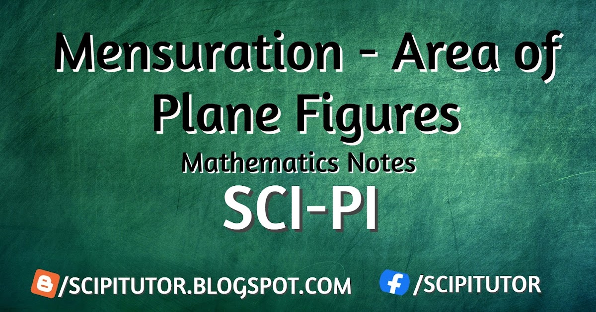 Mensuration: Area of Plane Surface (Triangle) - Unit 4 | Class 10 ...