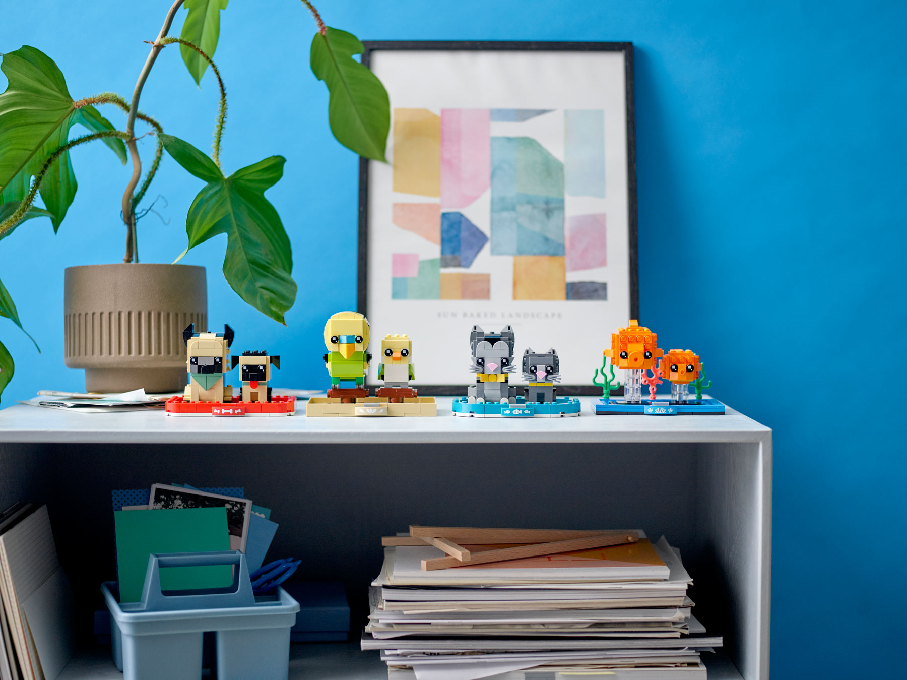 LEGO® Brickheadz review: 40442 Goldfish and 40443 Budgie | New ...