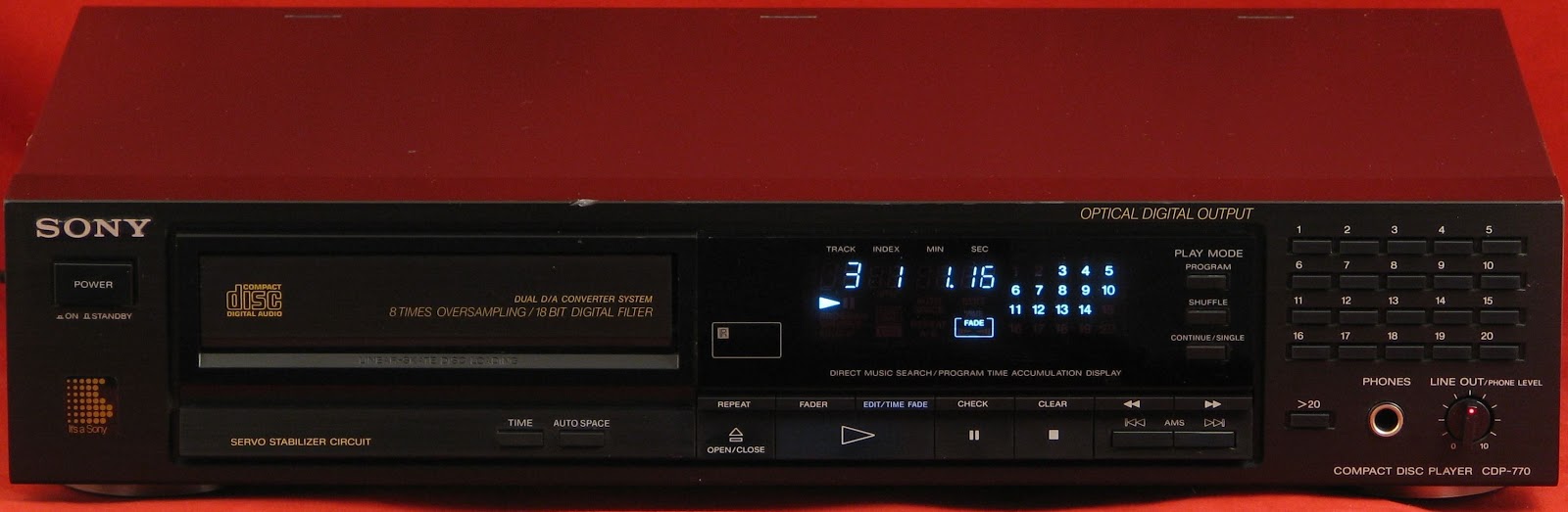 Sony CDP-770 - CD Player | AudioBaza