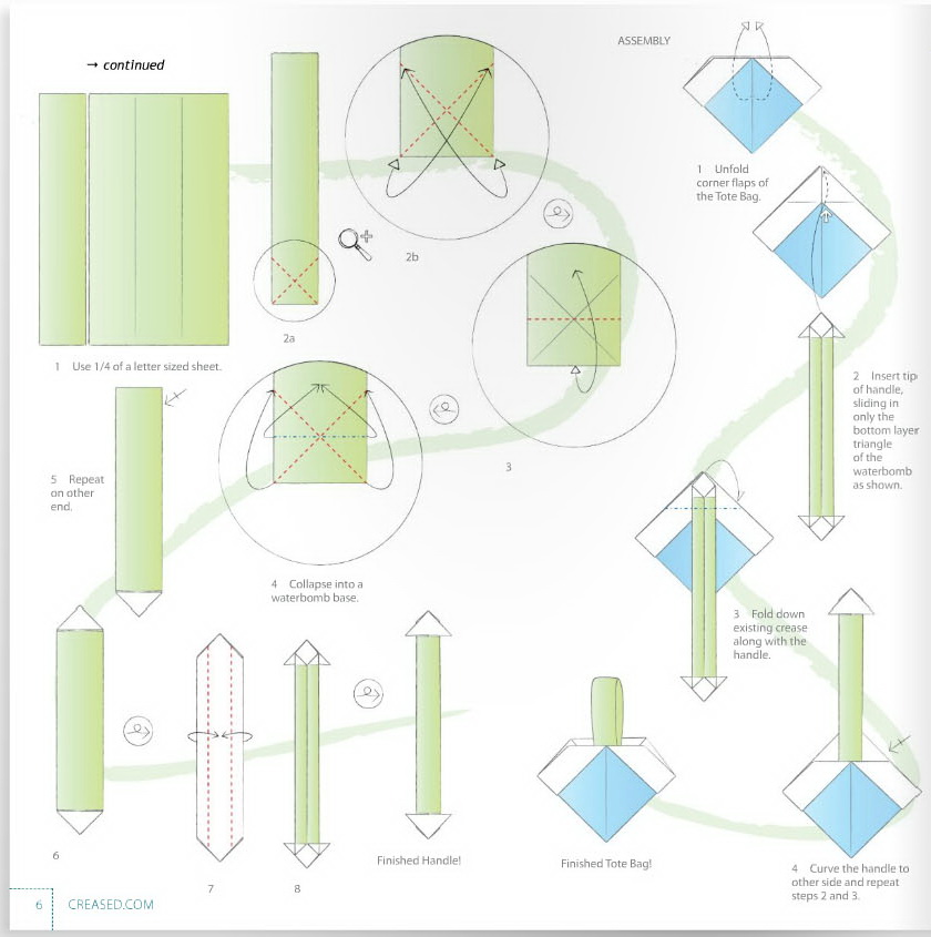 Origami Creased Magazine 3 - Ruby Book Origami