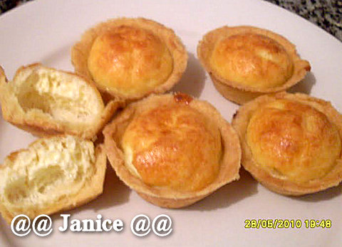 Receitas da Dona Redonda: Empadinha de Queijo Aberta