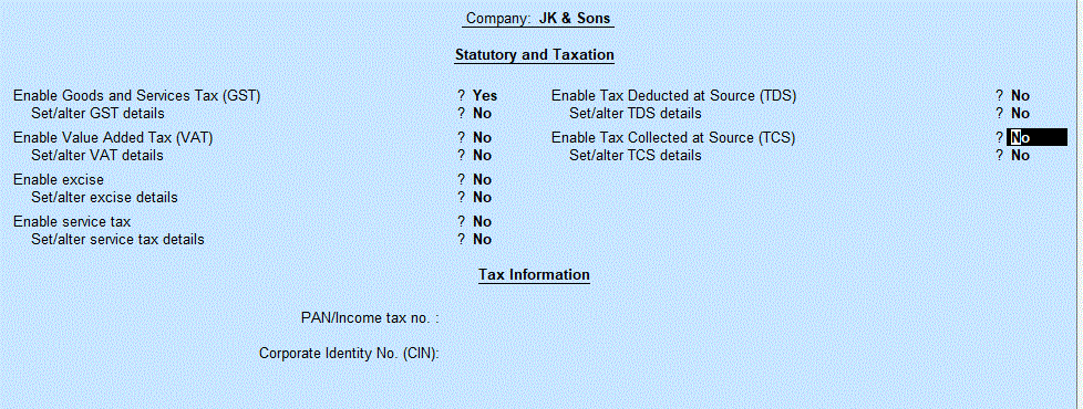 TDS on Salary – Entry in Tally