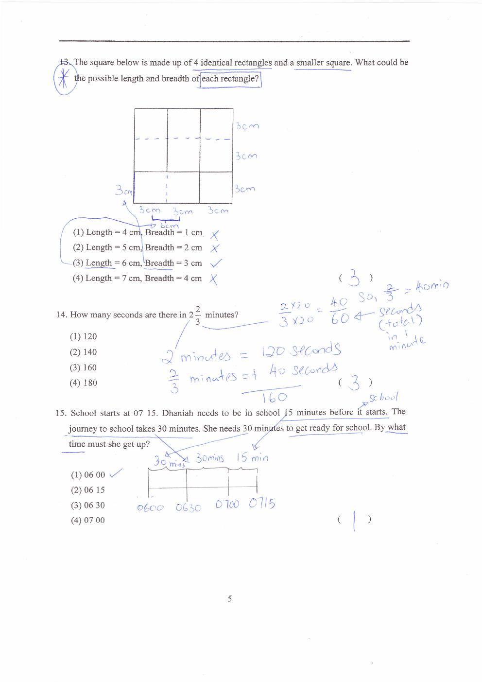 RIVBE4: 19 Aug eLearning: Math CA2 Practice Paper 1 Solutions with ...