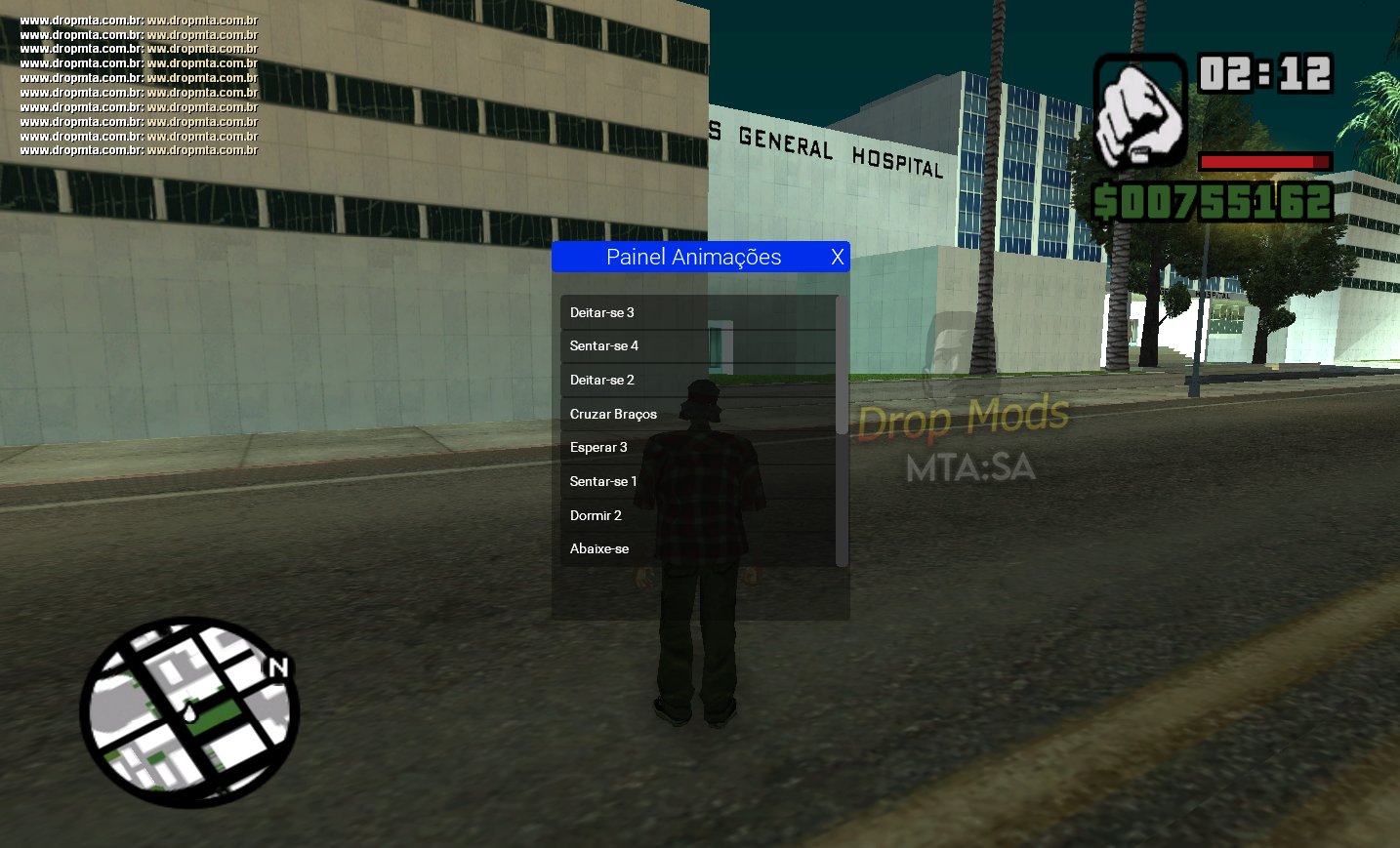 MTA:SA MOD PAINEL DE ANIMAÇÕES F1 (DESCOMPILADO)