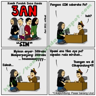 Komik Sunda: "SIM"