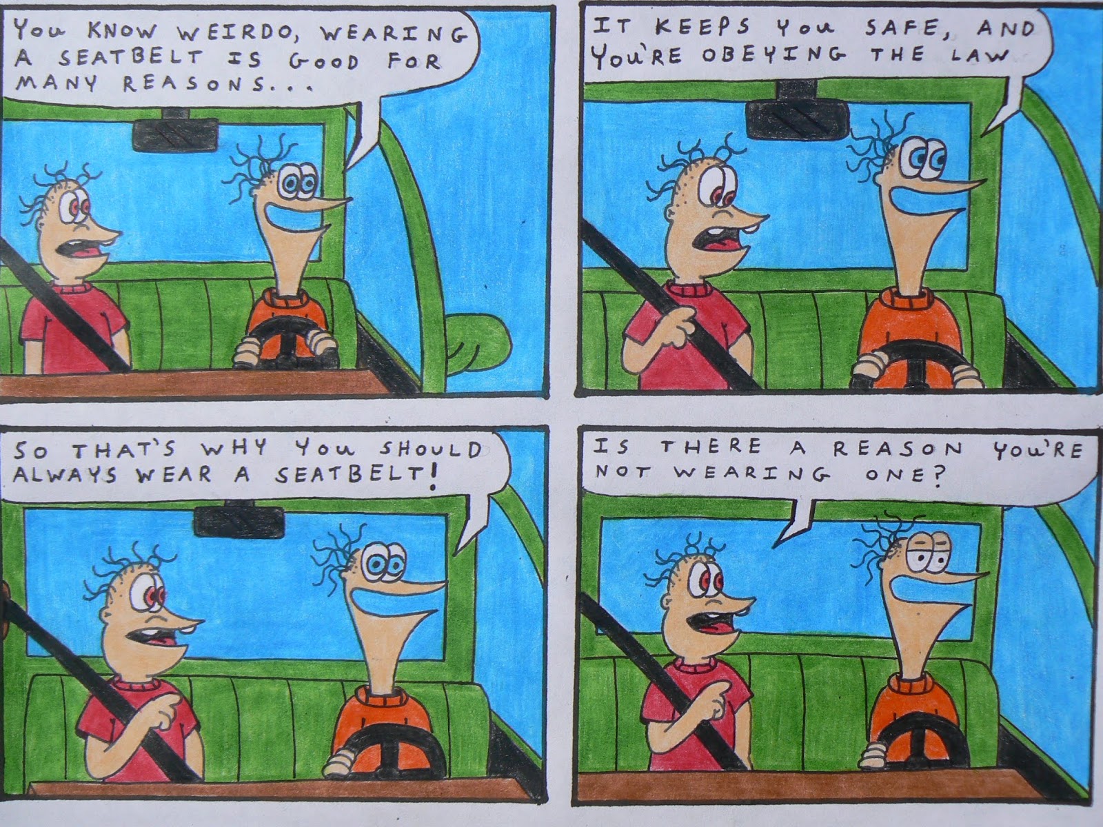 The Comic Book Bros : Road Safety