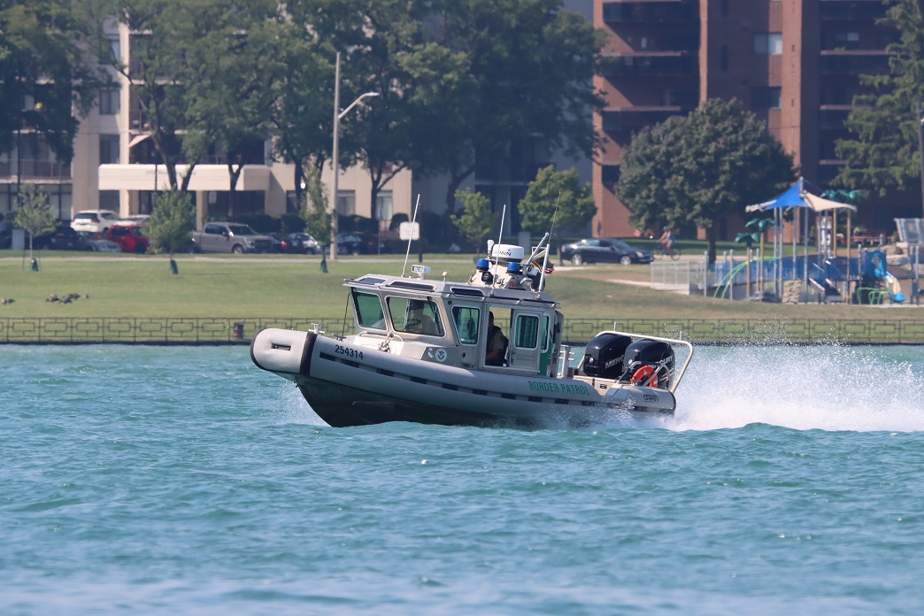 Michigan Exposures: A Customs and Border Patrol Boat