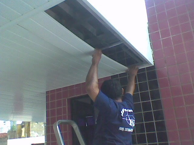 ACERTO: MONTAGEM DE ESTRUTURA E TELHA EM ALUMINIO REVESTIDA COM ACM ...