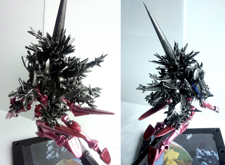 GUNDAM GUY: HG 1/144 Brave Commander Test Type + ELS GN-X - Custom Build