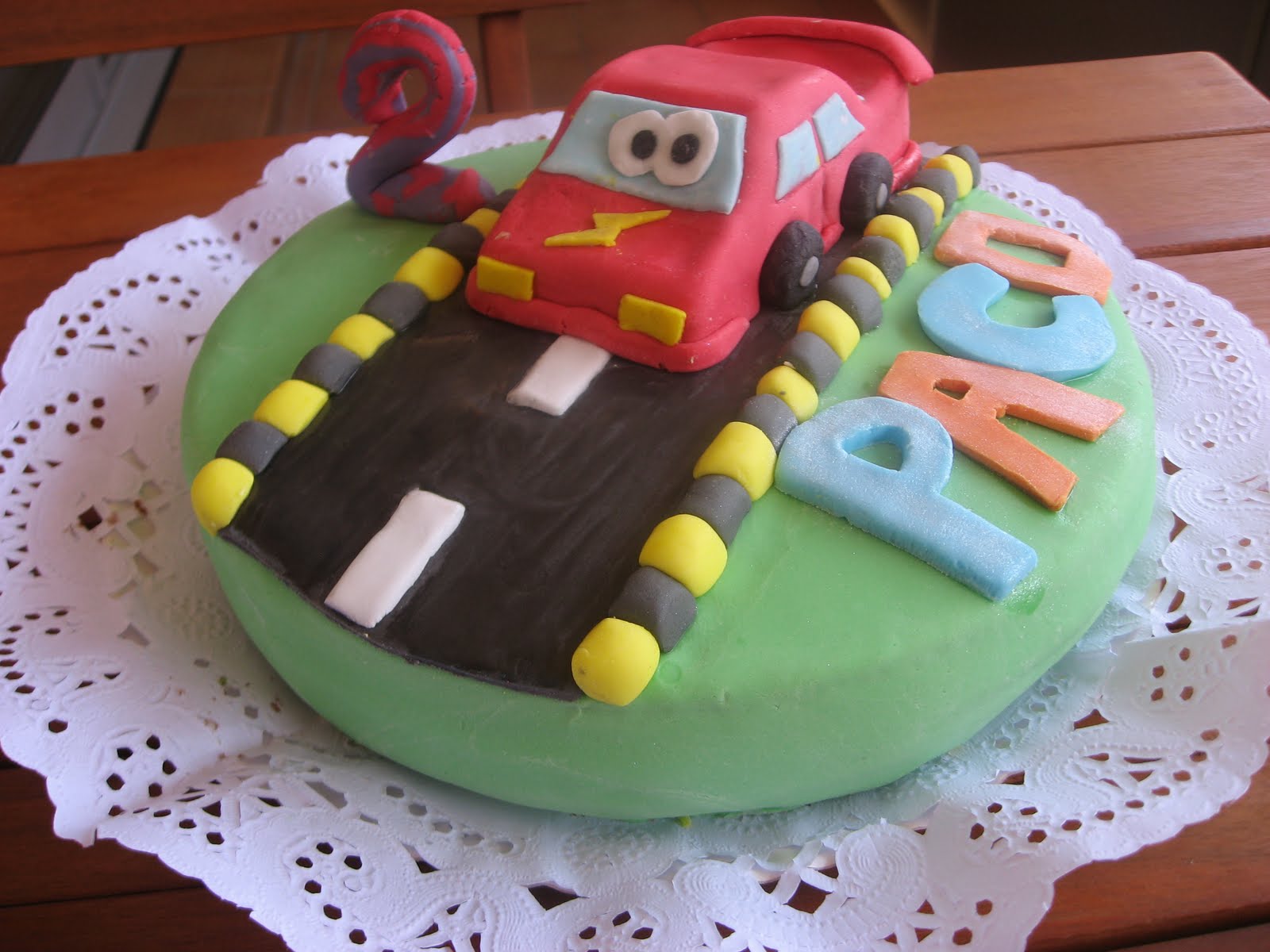 MI DULCE MARTINA: Tarta cumpleaños para PACO!!!!!! 2 añitos ya