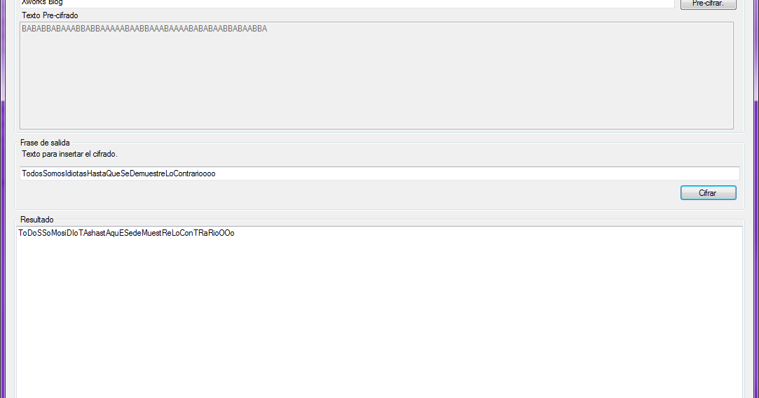 Vamos a programar #44 - Código Bacon (ver. C#). - Xwork's Blog