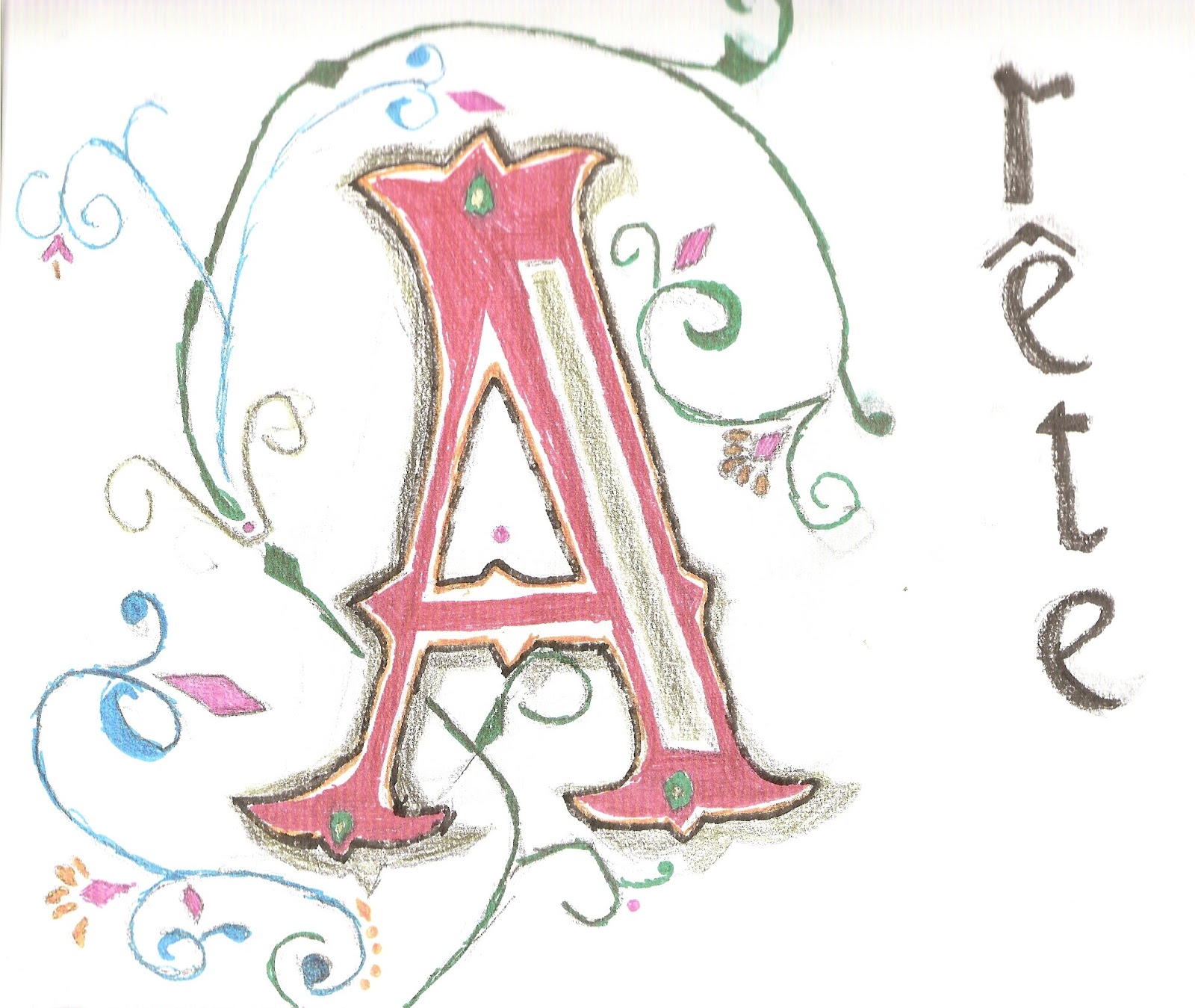 Les 6° et les 5° de Grévy: Les enluminures