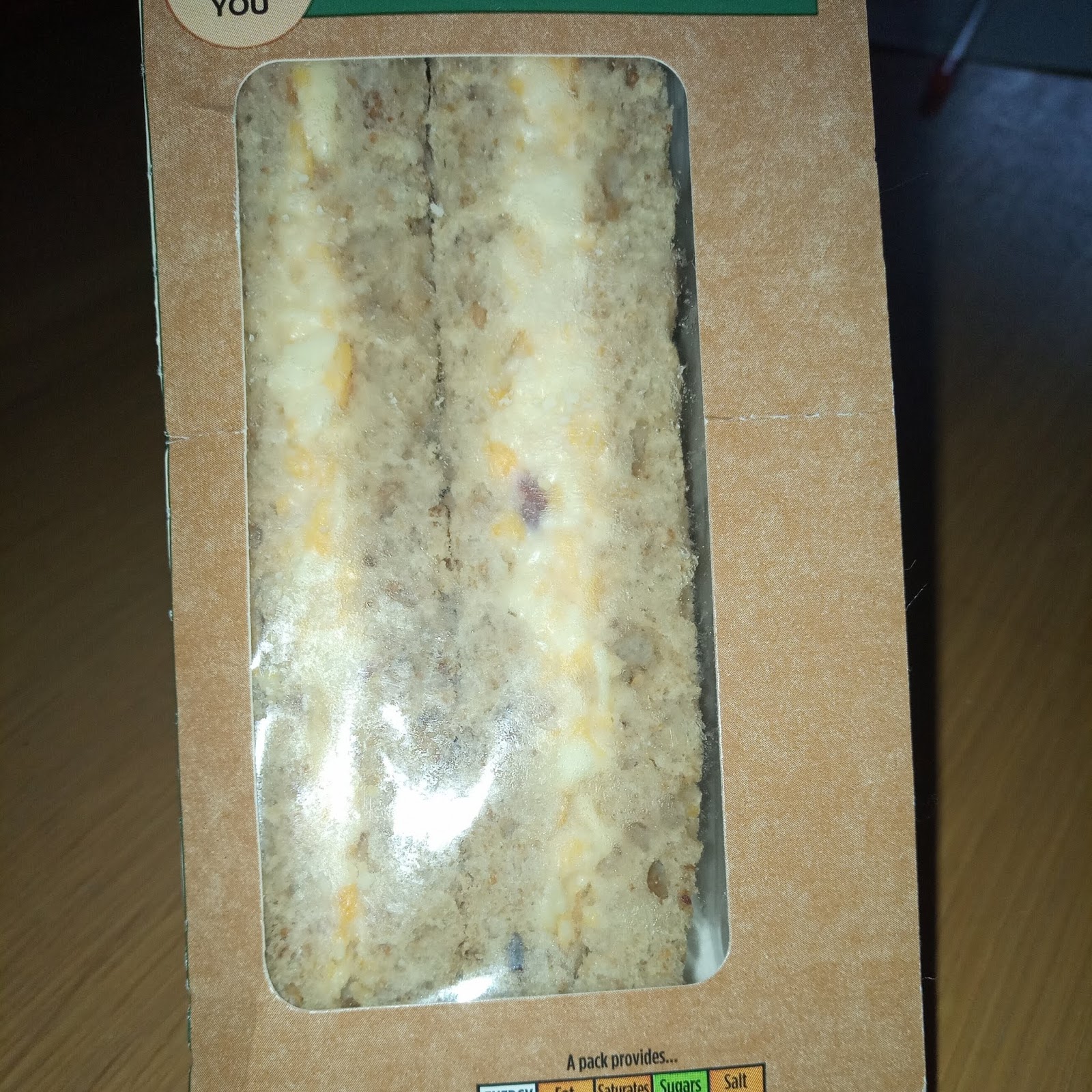 Supersupergirl's Food Reviews: [Review] Morrisons cheese and onion sandwich