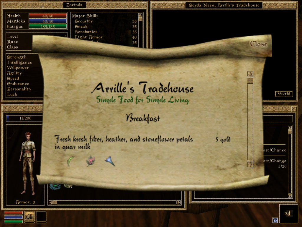 Clown Fish Cafe: Morrowind Alchemy