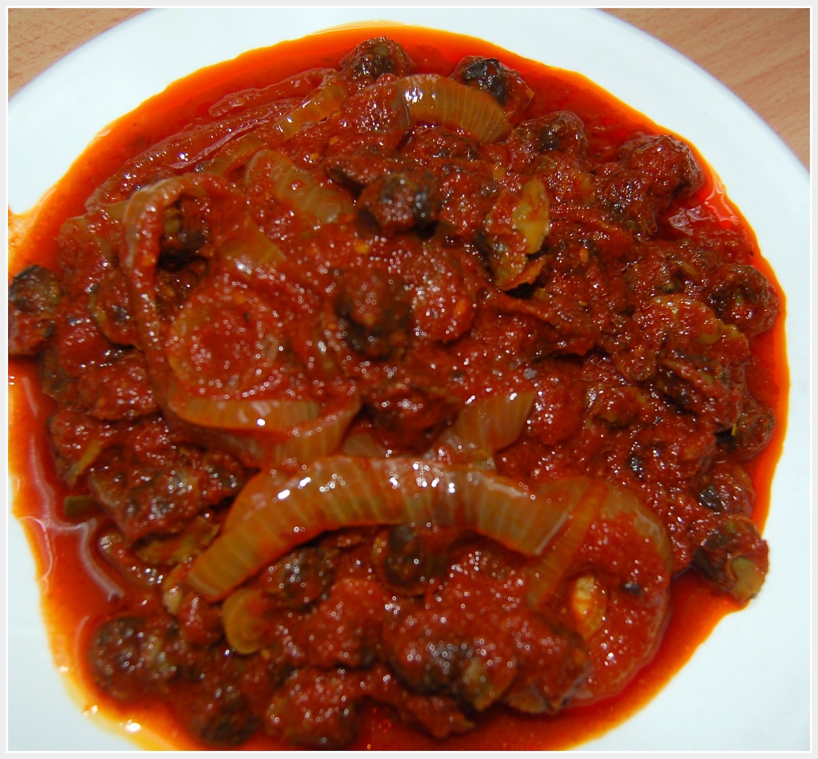 Kerang Masak Sambal | Resepi Masakan Malaysia