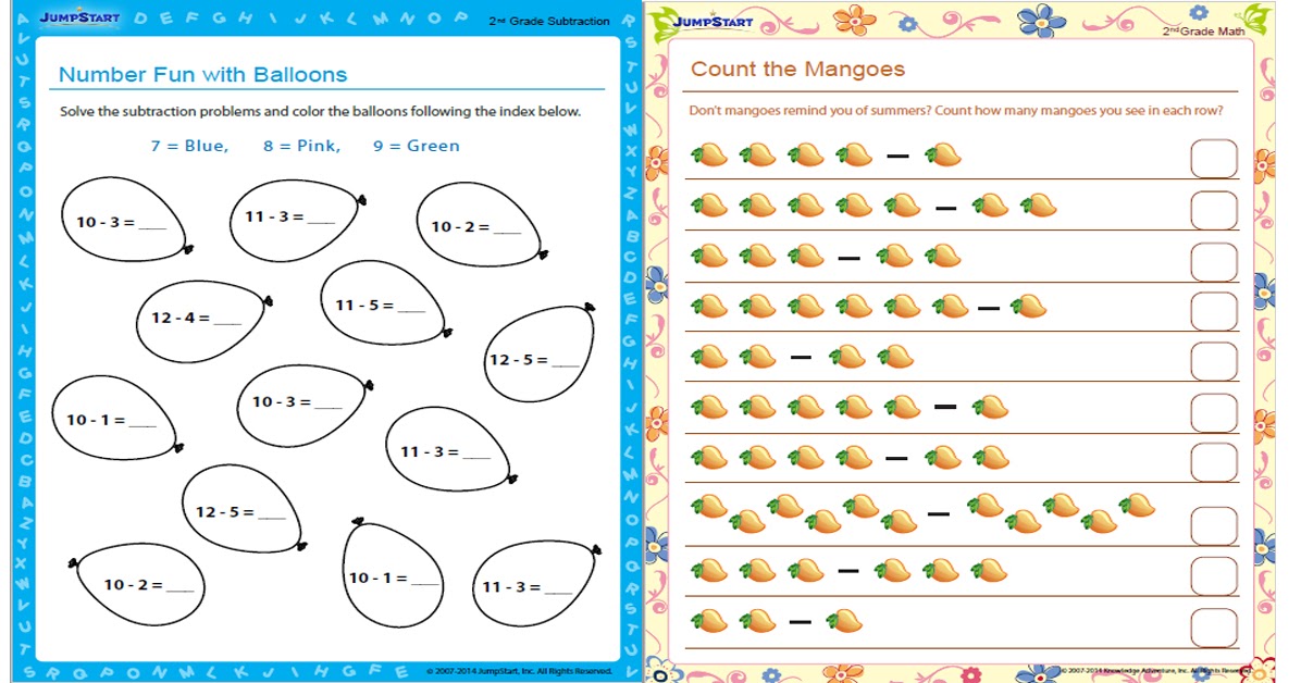 MATHEMATICS 2 Worksheets pdf - The Teacher's Craft
