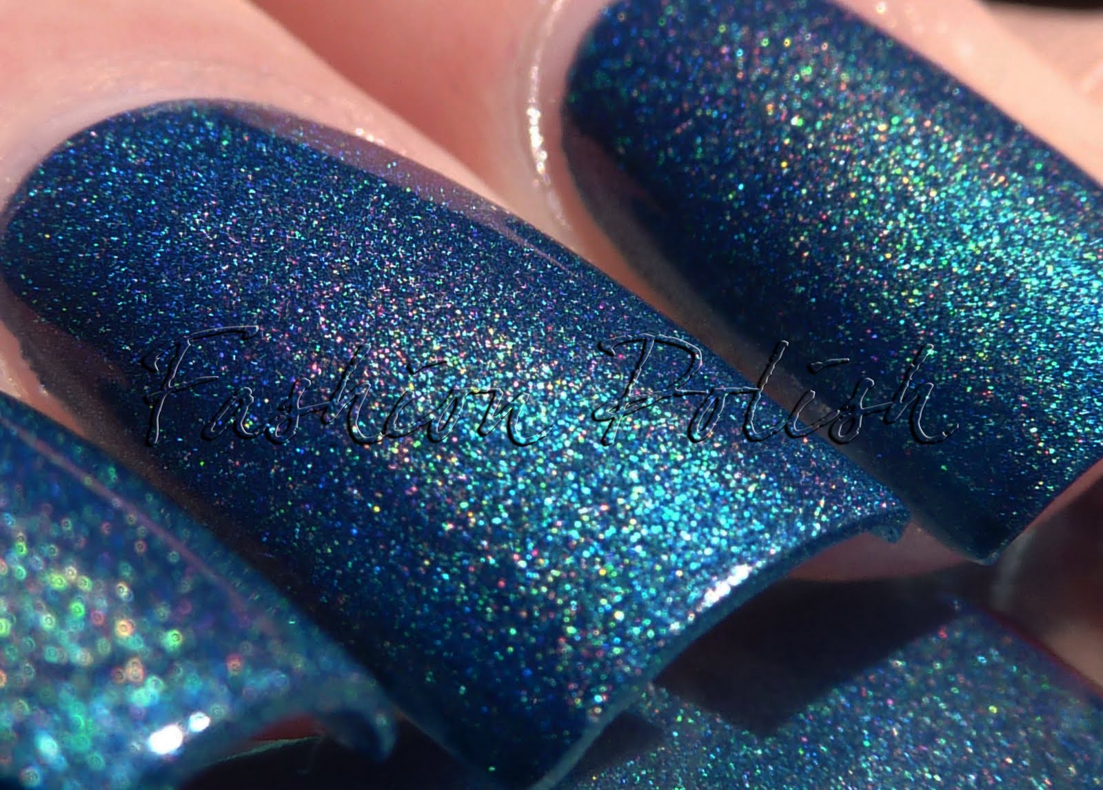 Fashion Polish: 2moro : navy blue holo franken