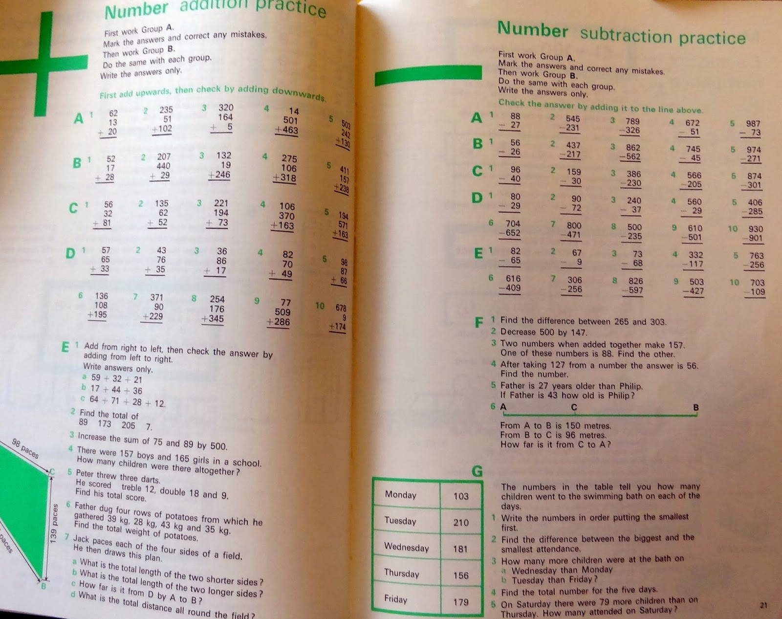 School Reading Books from the 50's, 60's 70's and 80's: School Maths ...