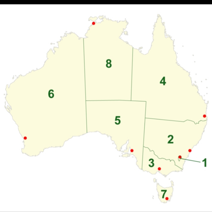 Jagoan Banten: Pembagian Wilayah Benua Australia / Oceania, Daftar ...