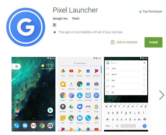 Pixel Launcher & Google Wallpapers Comes To Play Store [Links and APK's ...