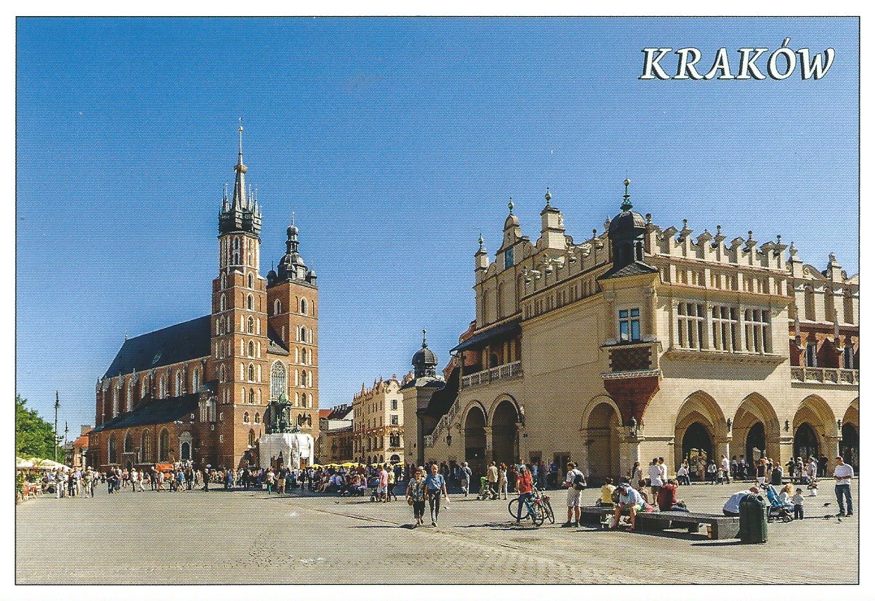 MY POSTCARD-PAGE: POLAND ~ Market Square - Krakow - UNESCO