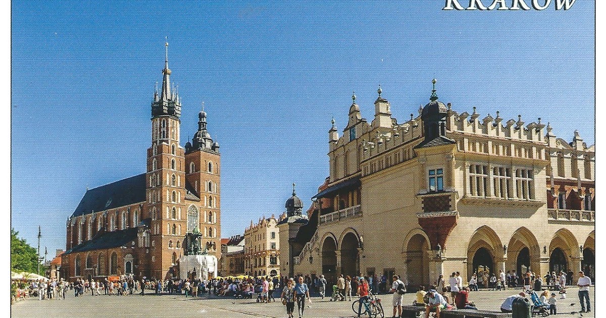 MY POSTCARD-PAGE: POLAND ~ Market Square - Krakow - UNESCO