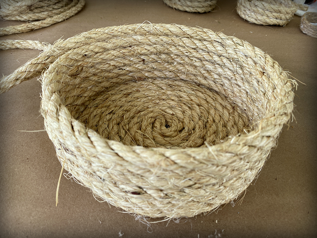 WobiSobi: Easy Rope Basket Planter