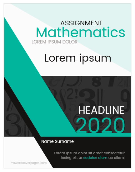 11 Awesome University Assignment Cover Pages | ISLM RU