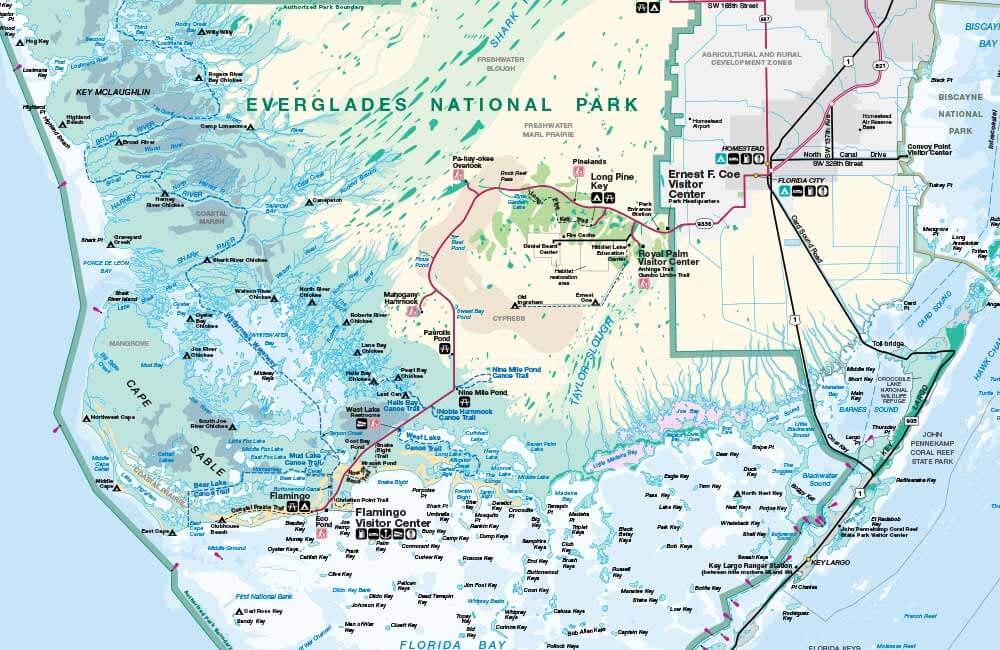 Florida State Road 9336, Everglades National Park Main Park Road and ...