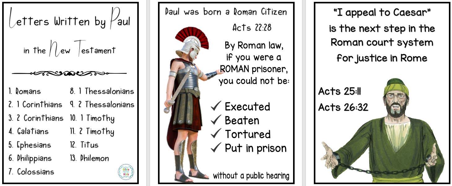 Paul Teaches in Rome | Bible Fun For Kids