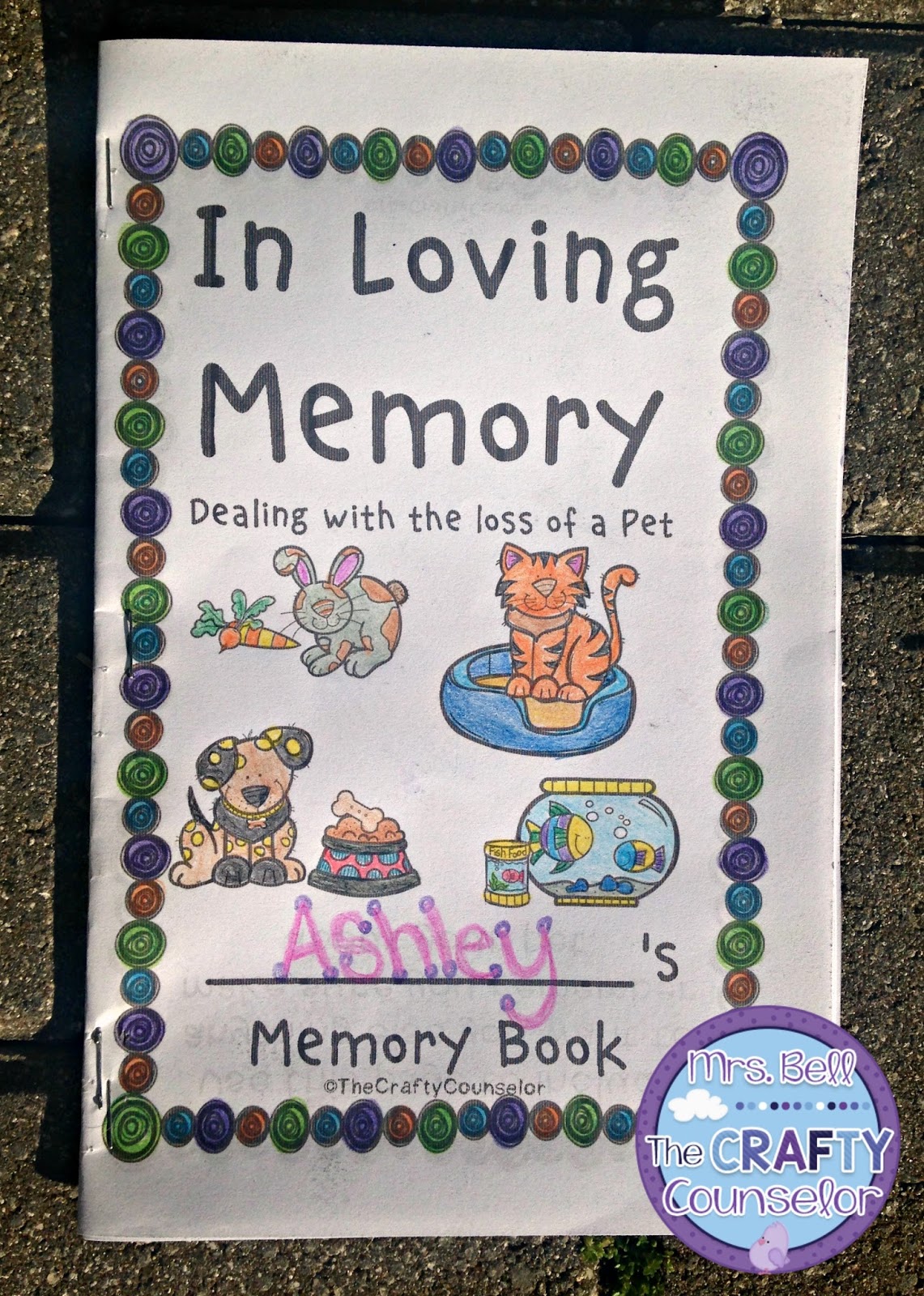 In Loving Memory, Dealing With The Loss Of A Pet - Mrs. Bell The Crafty ...