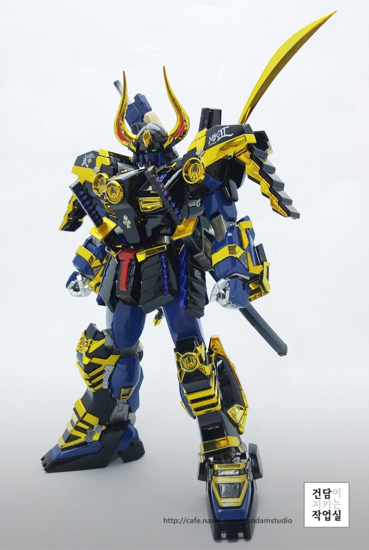 Painted Build: MG 1/100 Musha Gundam Mk-II "Gloss Finish"