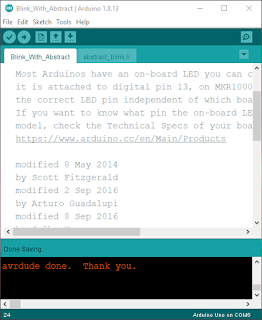 Using Abstract Classes with Arduino