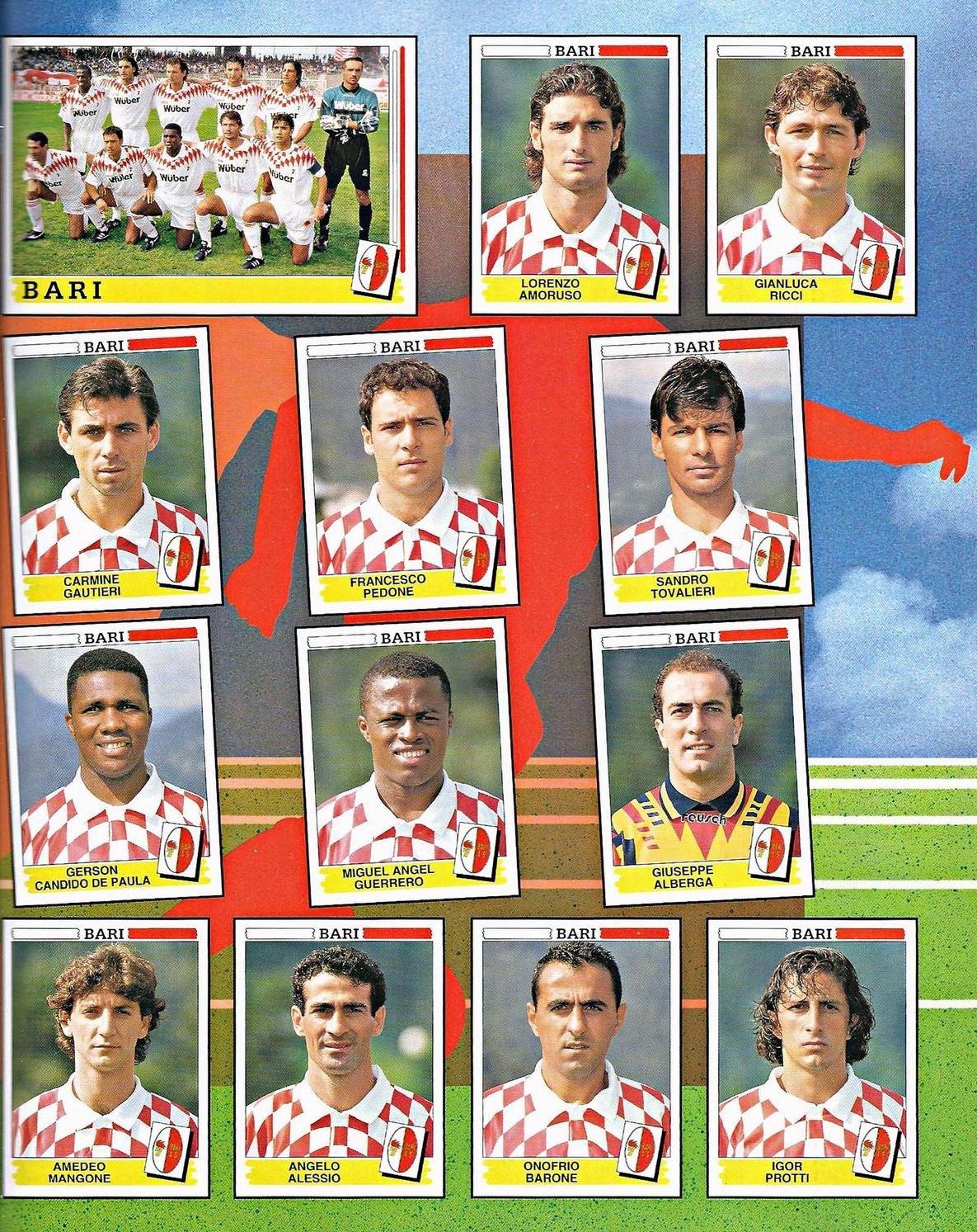 TWB22: Serie A 1994 1995 8 Goals Thriller SSC Bari AC Milan
